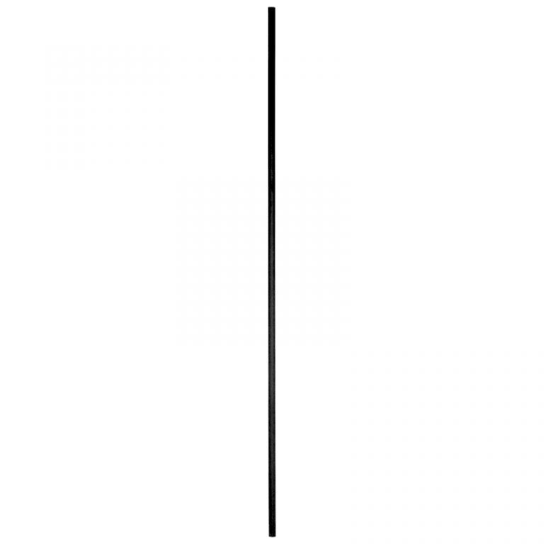 PTRPLN12TB 1/2"RD. PLAIN TUBULAR BAR 44" - TEXTURED BLACK