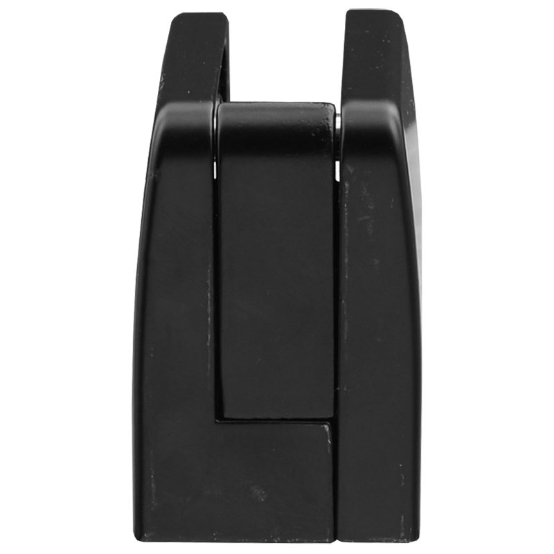SSGC411XXZMB FLAT BACK LARGE SQUARE GLASS CLIP ZINC - BLACK WITH BOTTOM ...