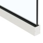 SSGWCH200 - ALUMINUM GLASS CHANNEL KITS FOR 12-13.52mm GLASS 144"L ...