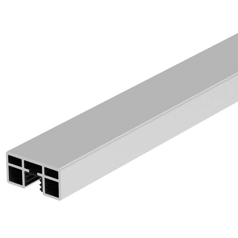RECTANGULAR ALUMINUM CAP RAILS - EURO EAC