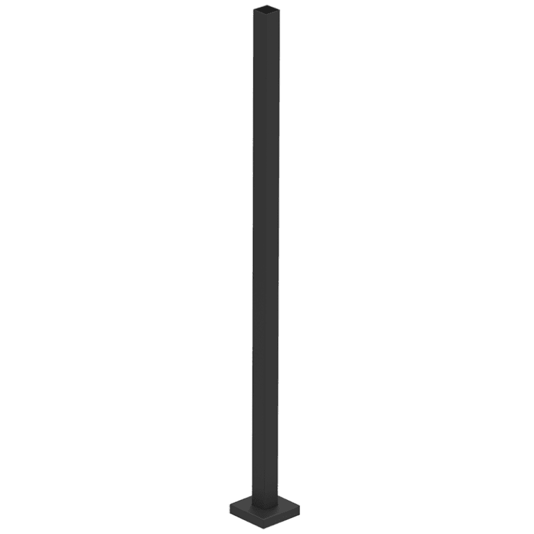 PTRPLN12B 1/2"RD. PLAIN TUBULAR BAR 44" - SATIN BLACK